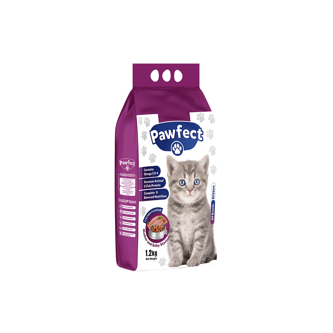 Pawfect Kitten Cat Food 1.2kg – Pet Collectives